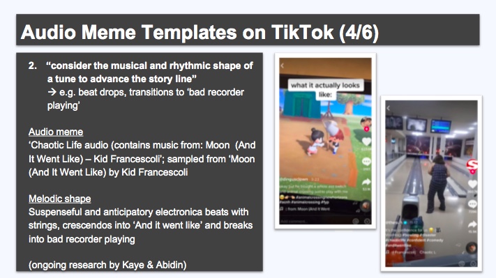Audio Templates as Identity and Intimacy on TikTok – WISHCRYS
