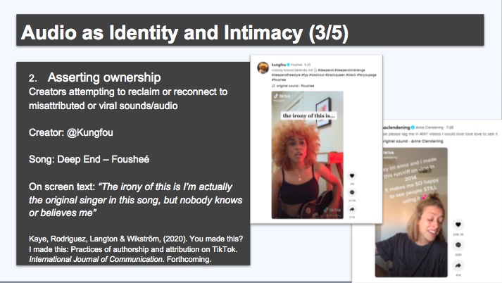 Audio Templates as Identity and Intimacy on TikTok – WISHCRYS